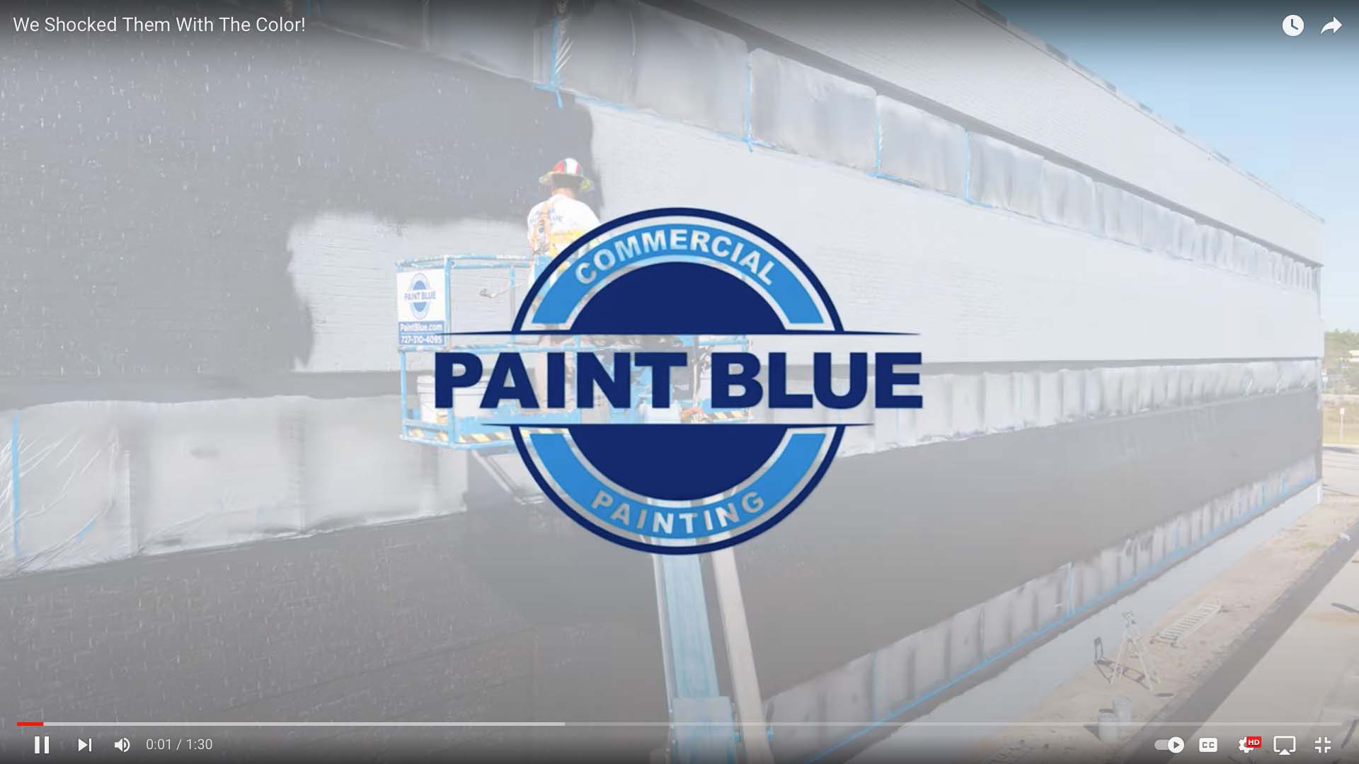 Home - Paint Blue | Commercial Painting Services